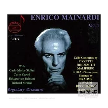 博客來-Enrico Mainardi Vol. 1 [3CD] / Enrico Mainardi