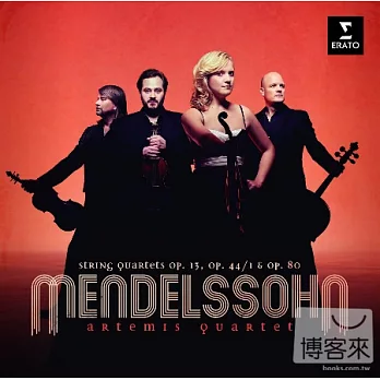 博客來-Mendelssohn : String Quartets No.2 Op. 13 /No. 3 Op. 44 No. 1 / No. 6 Opus 80 / Artemis ...
