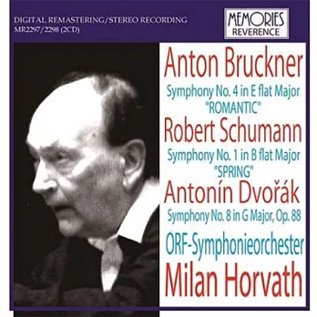 博客來-Horvath conducts Bruckner,Schumann and Dvorak / Milan Horvath (2CD)