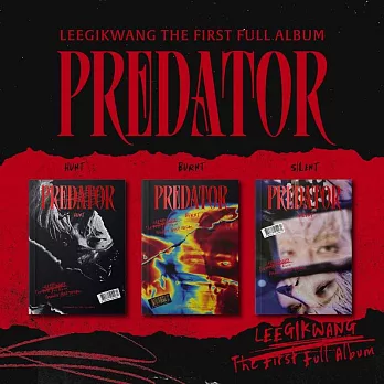 博客來-李起光 LEE GI KWANG（HIGHLIGHT）- VOL.1 [PREDATOR] 正規一輯HUNT VER (韓國進口版)