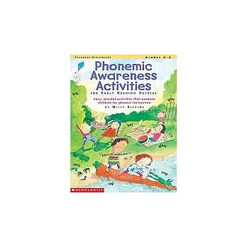 博客來-Phonemic Awareness Activities for Early Reading Success