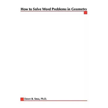 博客來-How to Solve Word Problems in Geometry