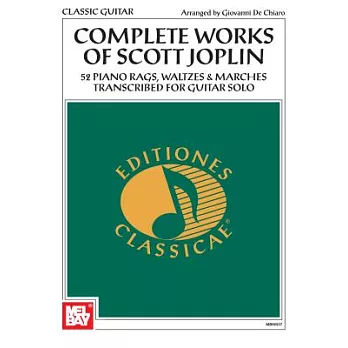 博客來-Mel Bay Presents Complete Works of Scott Joplin: 52 Piano Rags, Waltzes & Marches ...