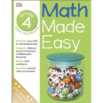 博客來-Math Made Easy: Grade 4