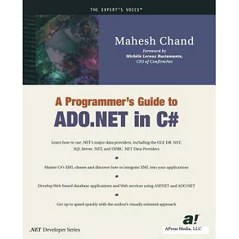 博客來-A Programmer’s Guide to Ado.Net in C#