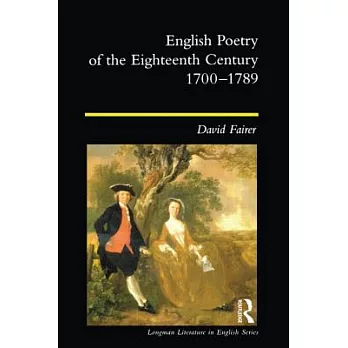 博客來-English Poetry of the Eighteenth Century, 1700-1789