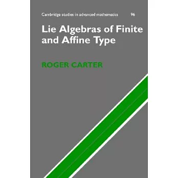 博客來-Lie Algebras Of Finite And Affine Type