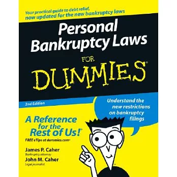 博客來-Personal Bankruptcy Laws for Dummies