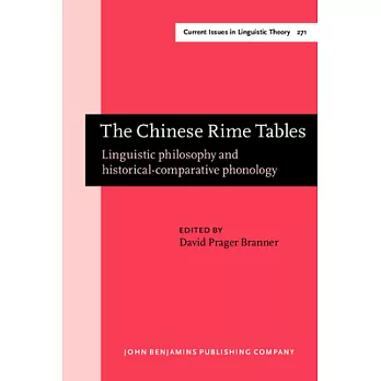 博客來-The Chinese Rime Tables: Linguistic Philosophy And Historical ...