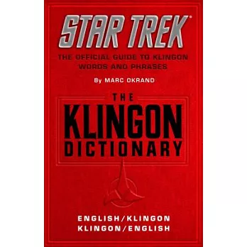博客來-The Klingon Dictionary: English/Klingon Klingon/English