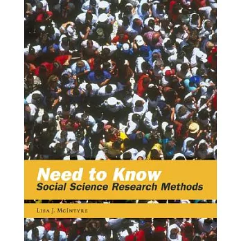 博客來-Need to Know: Social Science Research Methods