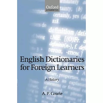 博客來-English Dictionaries for Foreign Learners: A History