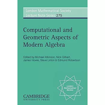 博客來-Computational and Geometric Aspects of Modern Algebra