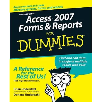 博客來-Access 2007 Forms & Reports for Dummies