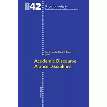 博客來-Academic Discourse Across Disciplines