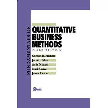 博客來-Fundamentals of Quantitative Business Methods: Business Tools and ...