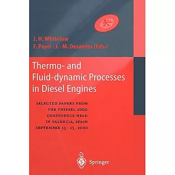 博客來-Thermo- And Fluid-Dynamic Processes in Diesel Engines: Selected ...