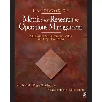 博客來-Handbook of Metrics for Research in Operations Management: Multi ...