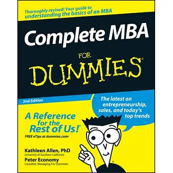 博客來-Complete MBA for Dummies