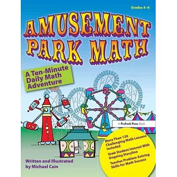 博客來-Amusement Park Math, Grade 4-6: A Ten-Minute Daily Math Adventure