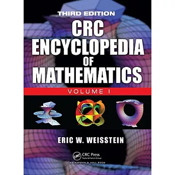 博客來-The CRC Encyclopedia of Mathematics, Third Edition - 3 Volume Set