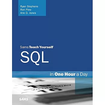 博客來-Sams Teach Yourself SQL in One Hour a Day