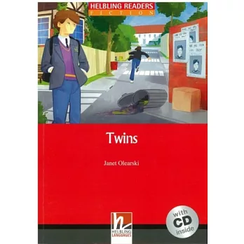 博客來-Helbling Readers Red Series Level 3: Twins with CD