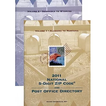 博客來-National 5-Digit Zip Code and Post Office Directory 2011