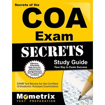 博客來-Secrets of the Coa Exam Study Guide: Danb Test Review for the ...