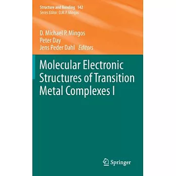 博客來-Molecular Electronic Structures of Transition Metal Complexes I