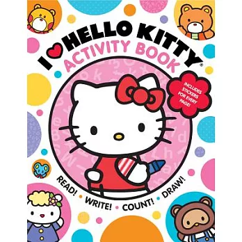 博客來-I Heart Hello Kitty Activity Book: Read, Write, Count, and Draw ...