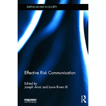 博客來-Effective Risk Communication