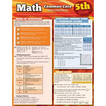 博客來-Math Common Core, 5th Grade