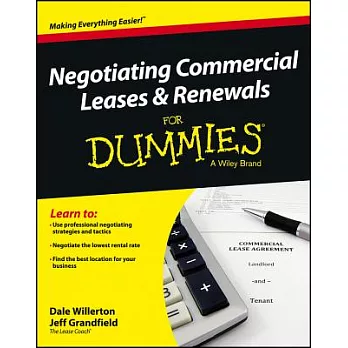 博客來-Negotiating Commercial Leases & Renewals for Dummies