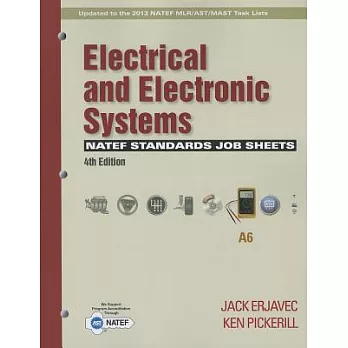 博客來-NATEF Standards Job Sheets Electrical and Electronic Systems (A6)