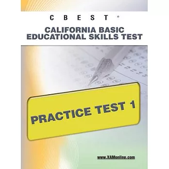 博客來-CBEST California Basic Educational Skills Test: Practice Test 1