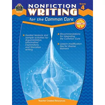 博客來-Nonfiction Writing for the Common Core: Grade 4