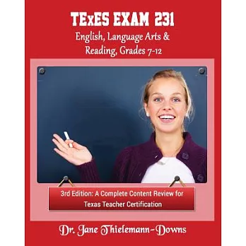 博客來-TeXes Exam 231 English Language Arts & Reading 7-12: A Complete ...