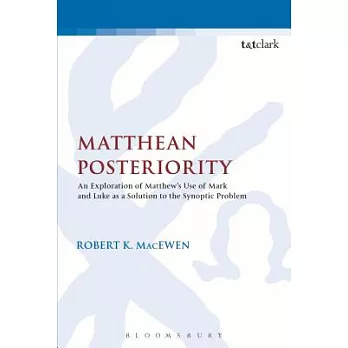博客來-Matthean Posteriority