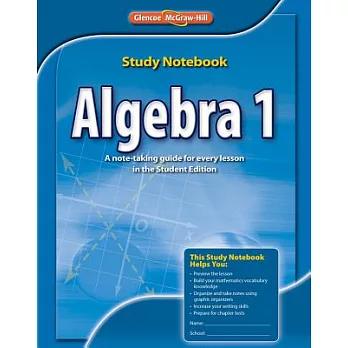 博客來-Algebra 1, Study Notebook