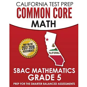 博客來-California Test Prep Common Core Math Sbac Mathematics Grade 5