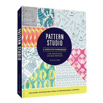 博客來-Pattern Studio: A Creative Workbook for Sketching Unique Repeats