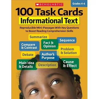 博客來-Informational Text Grades 4-6: Reproducible Mini-Passages With Key ...