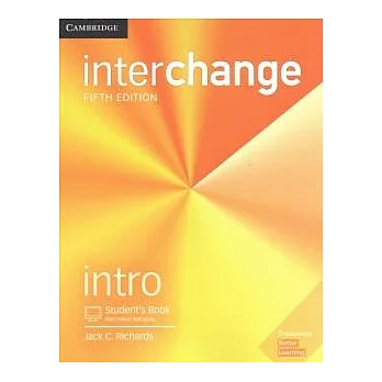 博客來-Interchange Intro Student’s Book with Online Self-Study