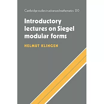 博客來-Introductory Lectures on Siegel Modular Forms