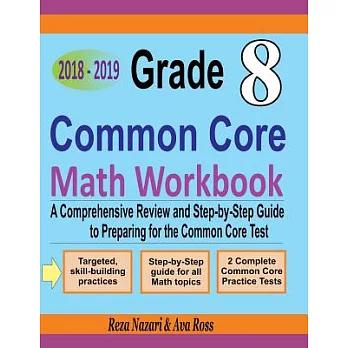 博客來-Grade 8 Common Core Mathematics, 2018-2019: A Comprehensive Review ...