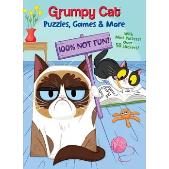博客來-Grumpy Cat Puzzles, Games & More (Grumpy Cat)