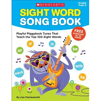 博客來-Sight Word Song Book Grades PreK-2: Playful Piggyback Tunes That ...