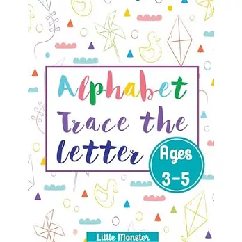 博客來-Alphabet Trace the Letters: Preschool Practice Handwriting Workbook ...