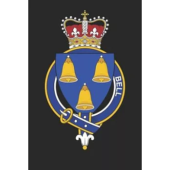 博客來-Bell: Bell Coat of Arms and Family Crest Notebook Journal (6 x 9 ...